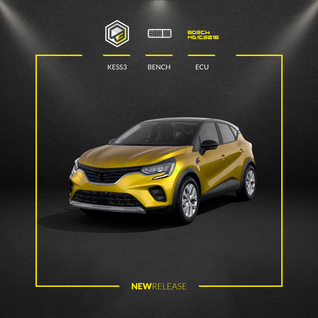 Connect directly to Bosch MD1CS016 equipped in recent Renault engines ...